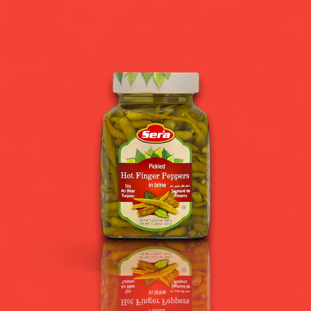Sera Pickled Hot Finger Peppers (24 oz) – Halal'd